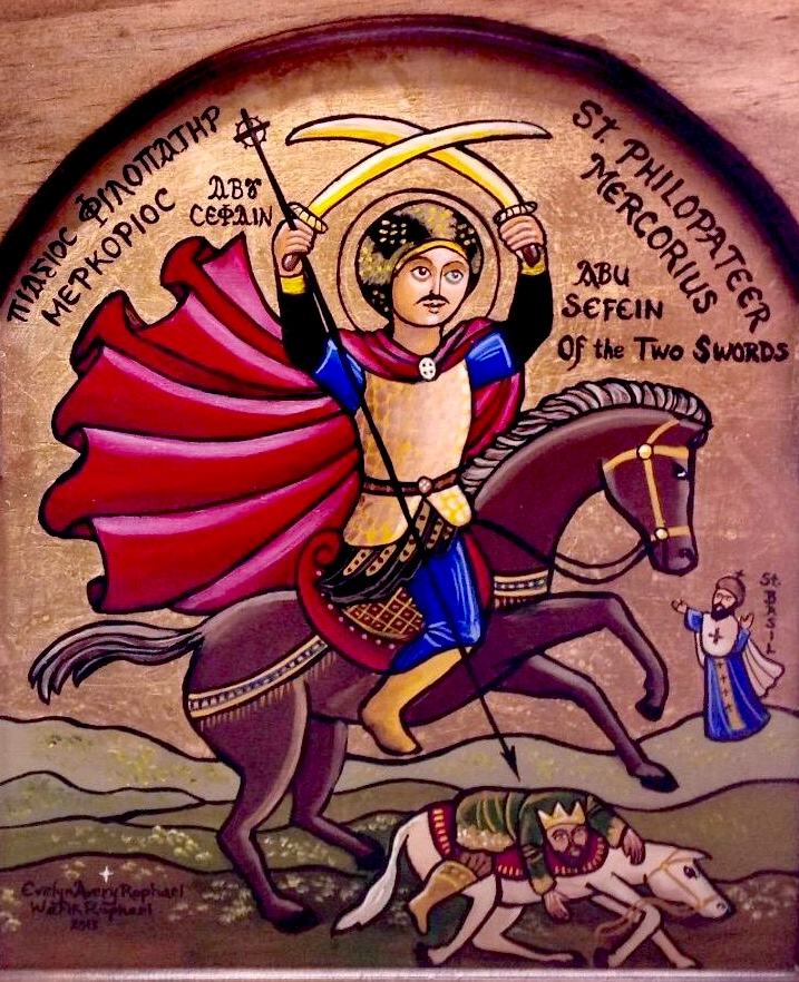 St Philopater Mercurius, (AKA Abu Saifain) – St. Mary Coptic Orthodox ...